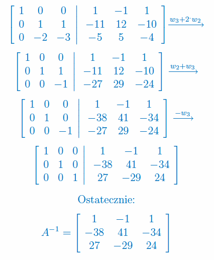 Macierze - kolokwium - zestaw (1) - Obliczone.pl